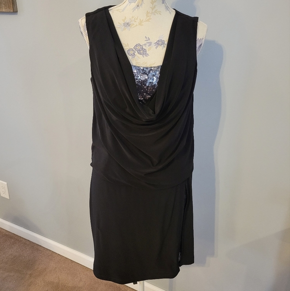 Scarlett | Dresses | Scarlett Black Sequin Accent Dress | Poshmark